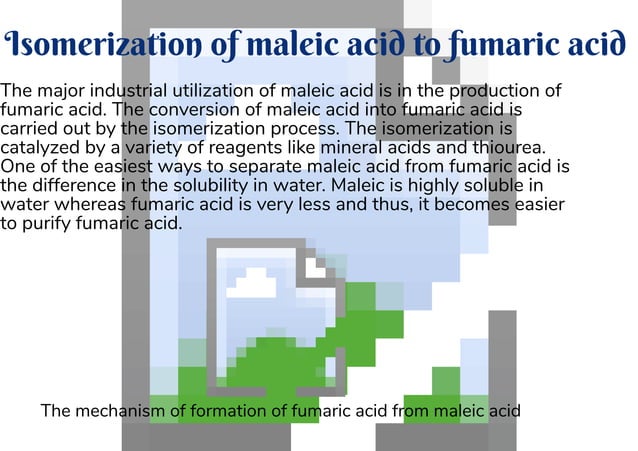 Maleic Acid. Properties synthesis spectral data | PPT
