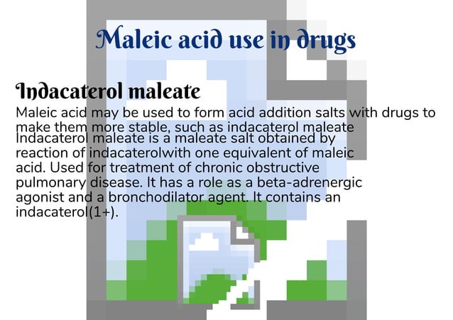 Maleic Acid. Properties synthesis spectral data | PPT