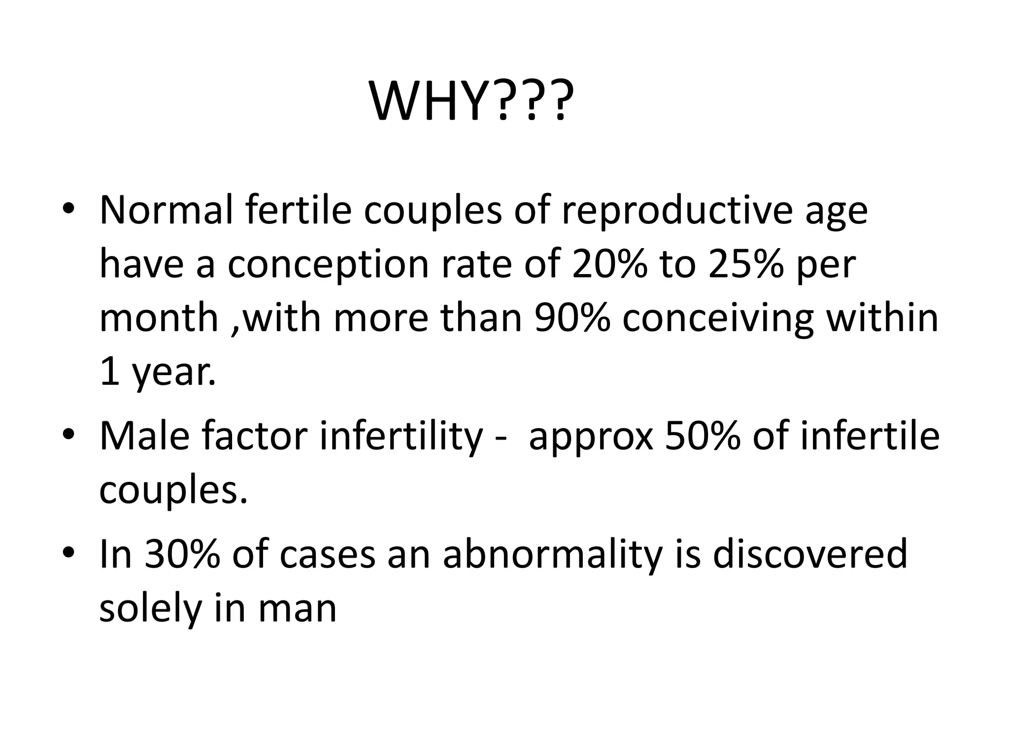 Male infertility | PPTX