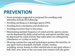 Male infertility | PPTX