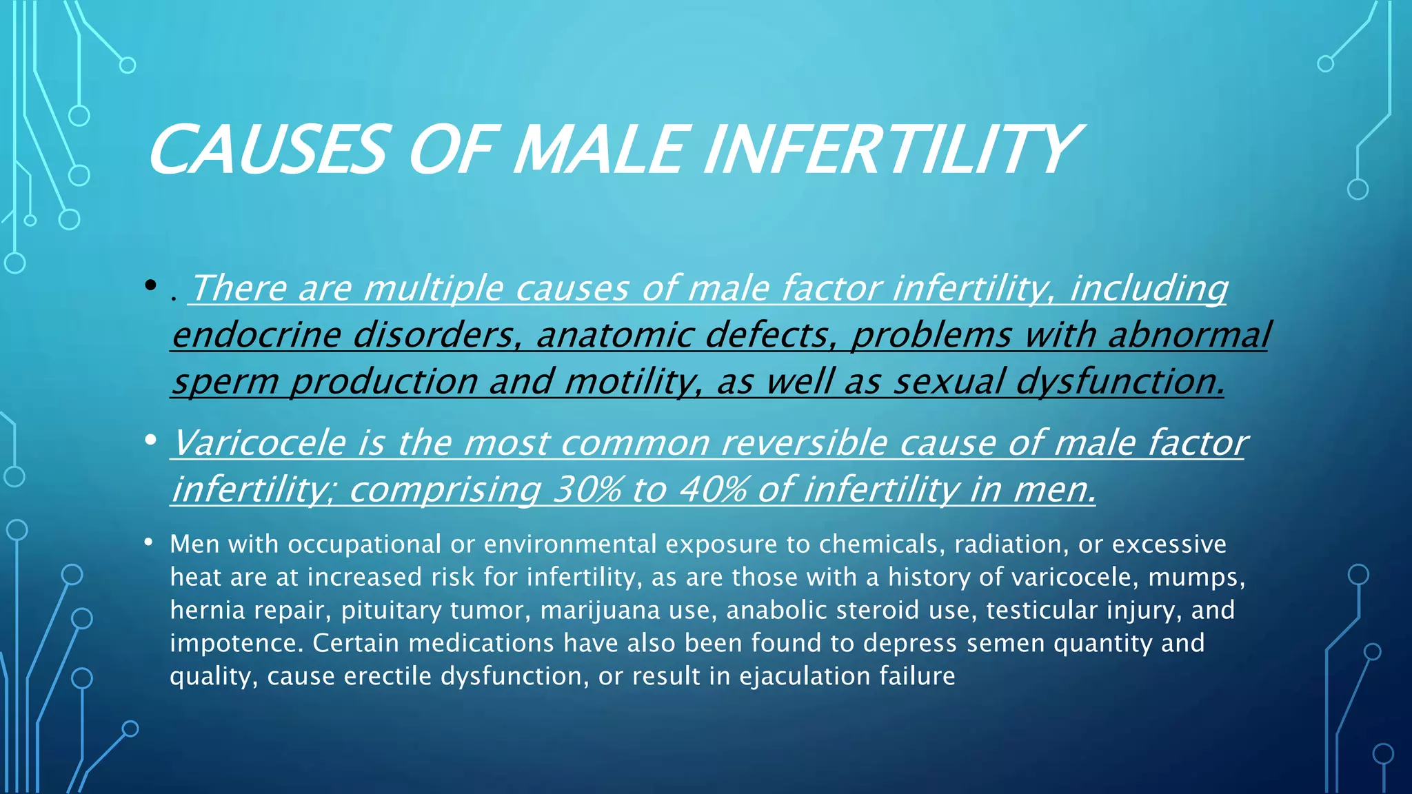 Male Infertility | PPTX