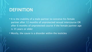 Male Infertility | PPTX