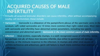 Male Infertility | PPTX