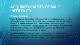 Male Infertility | PPTX