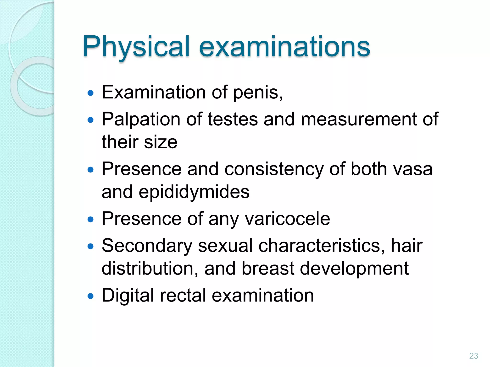 Male infertility (2) | PPTX