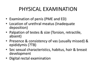 Current Management of Male Infertility - Recent Trends | PPTX