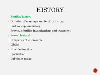male infertility causes, management .pptx