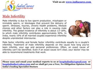 Male infertility treatment in india | PPT