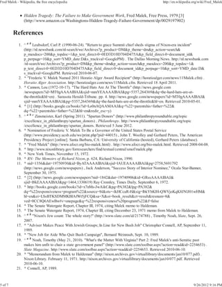 FRED MALEK (Wikipedia Information) | PDF