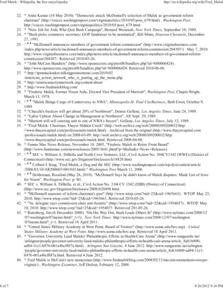 FRED MALEK (Wikipedia Information) | PDF