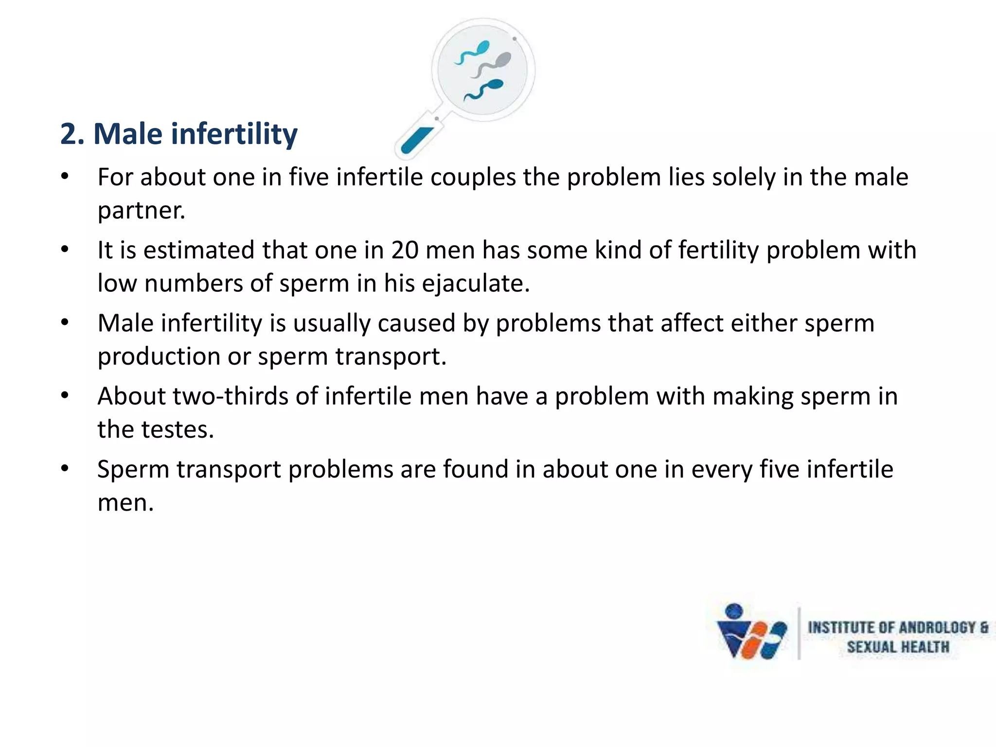 MALE REPRODUCTIVE HEALTH | ANDROLOGY | PPTX