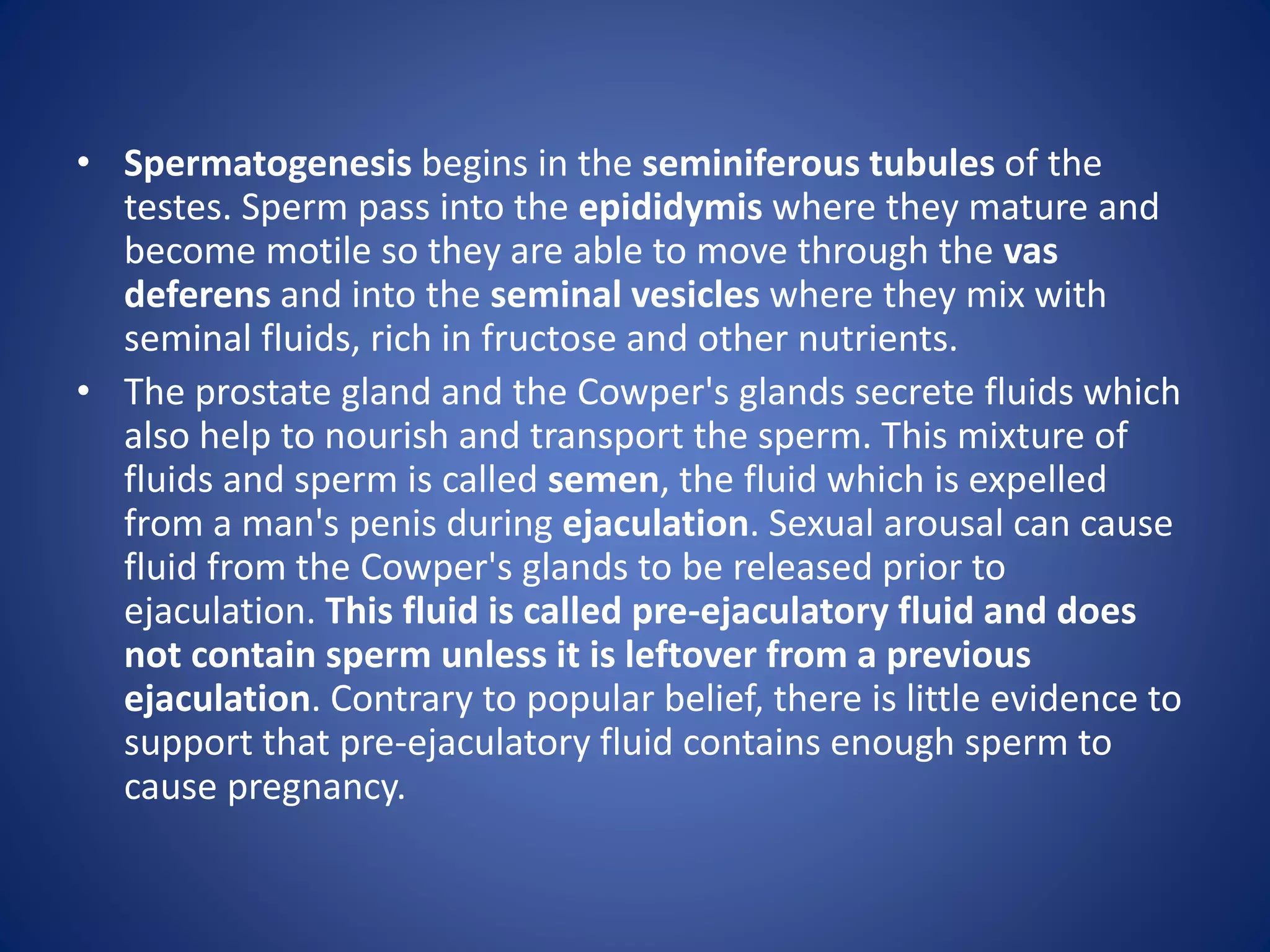 Male reproductive physiology | PPTX