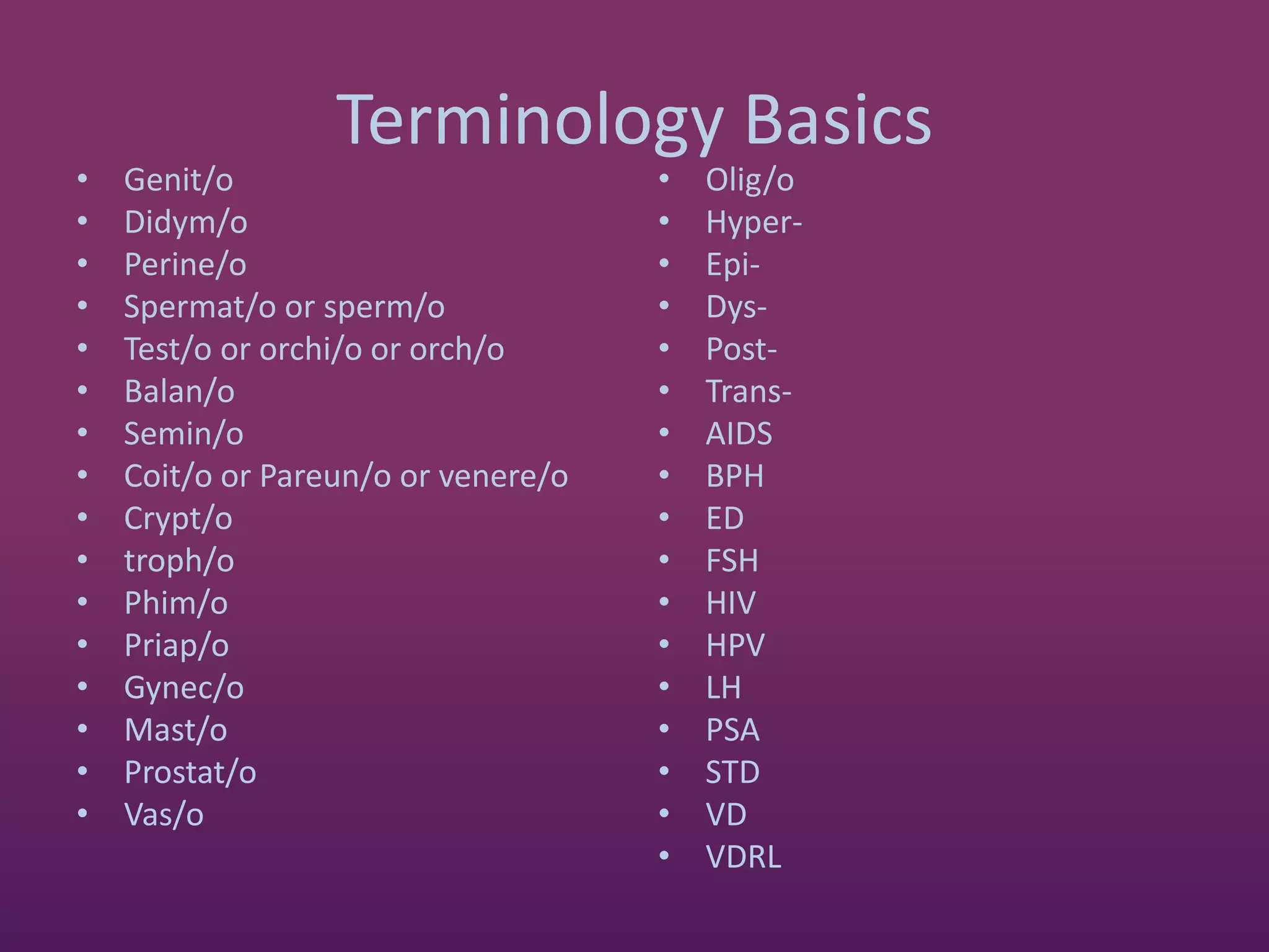Male reproductive system | PPTX