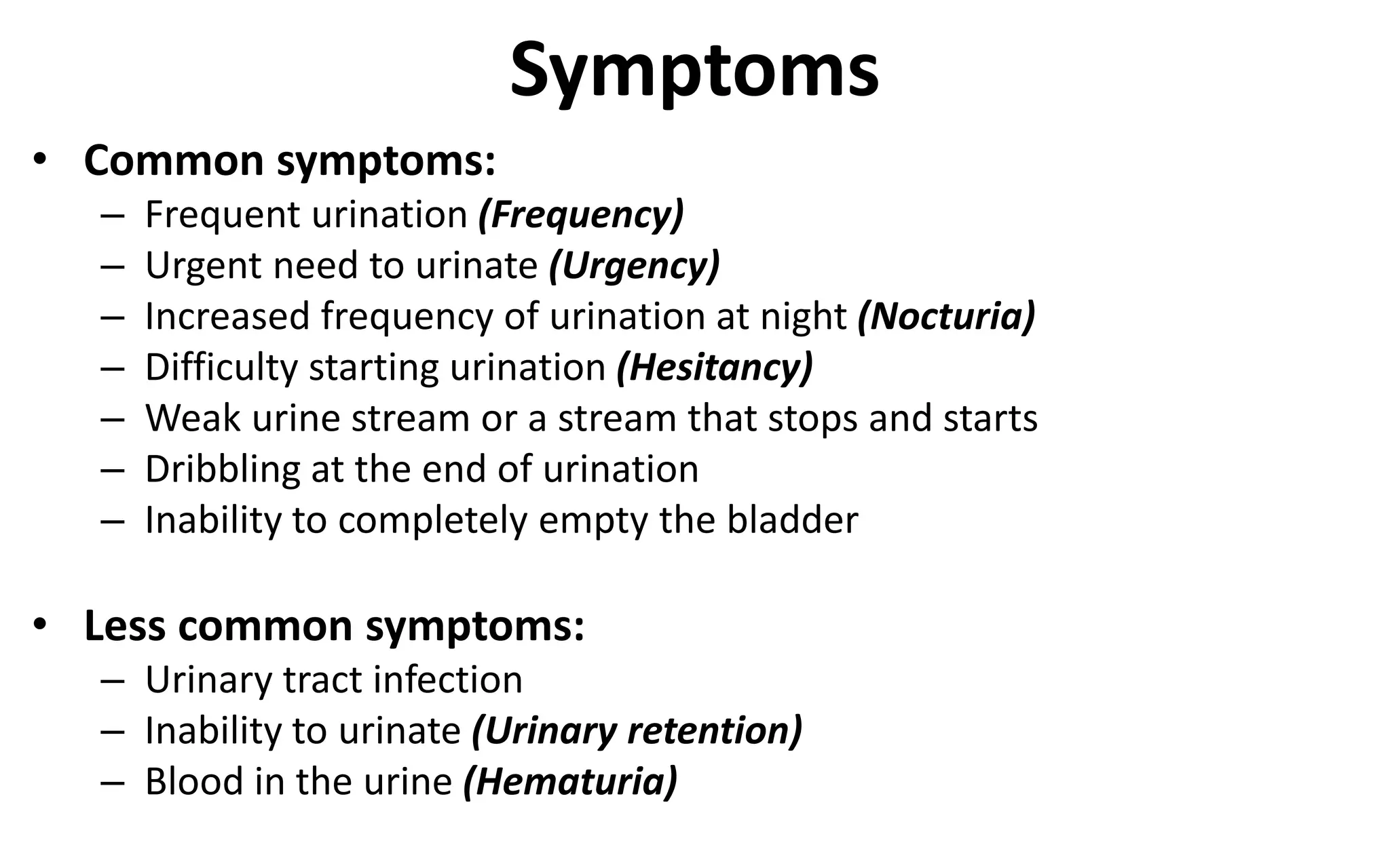 Male reproductive system diseases and procedures | PPTX