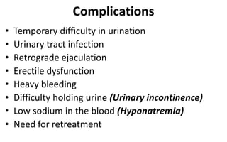 Male reproductive system diseases and procedures | PPTX