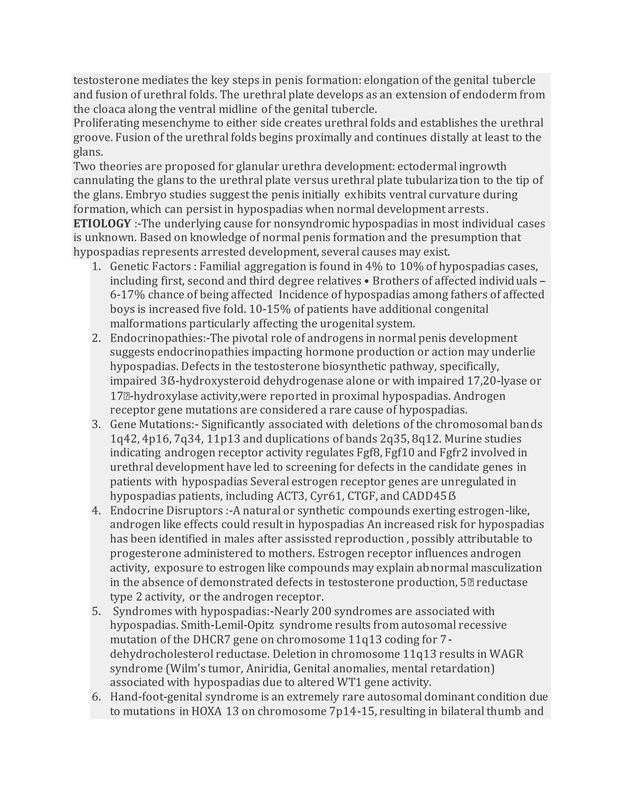 Male reproductive system disorders | DOCX