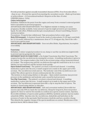 Male reproductive system disorders | DOCX