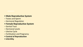 Human Reproductive Systems anatomy | PPTX