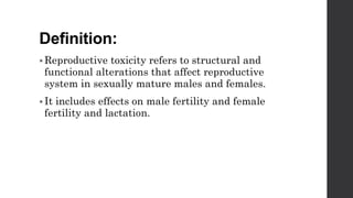 MALE REPRODUCTIVE TOXICITY STUDIES(Toxicokinetics).pptx