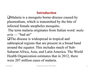 Malaria | PPTX