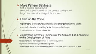 Male sex hormones | PPTX