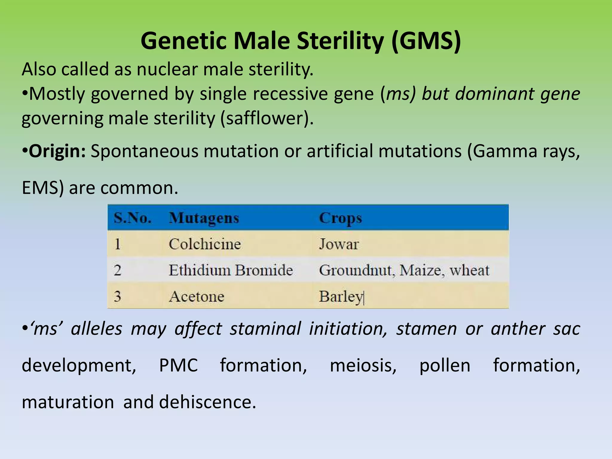 $Male sterility | PDF