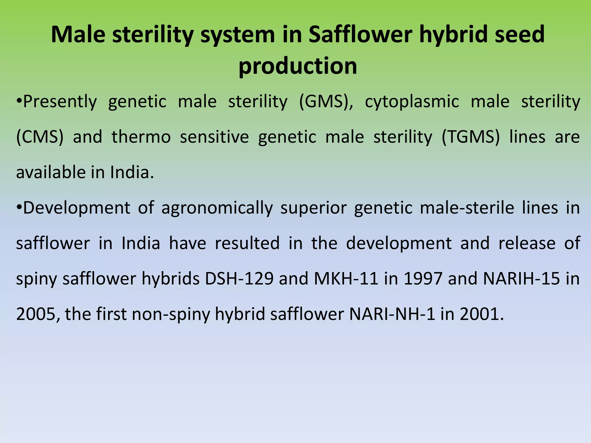 $Male sterility | PDF