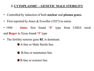 Male sterility | PPT