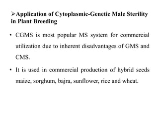 Male sterility | PPT