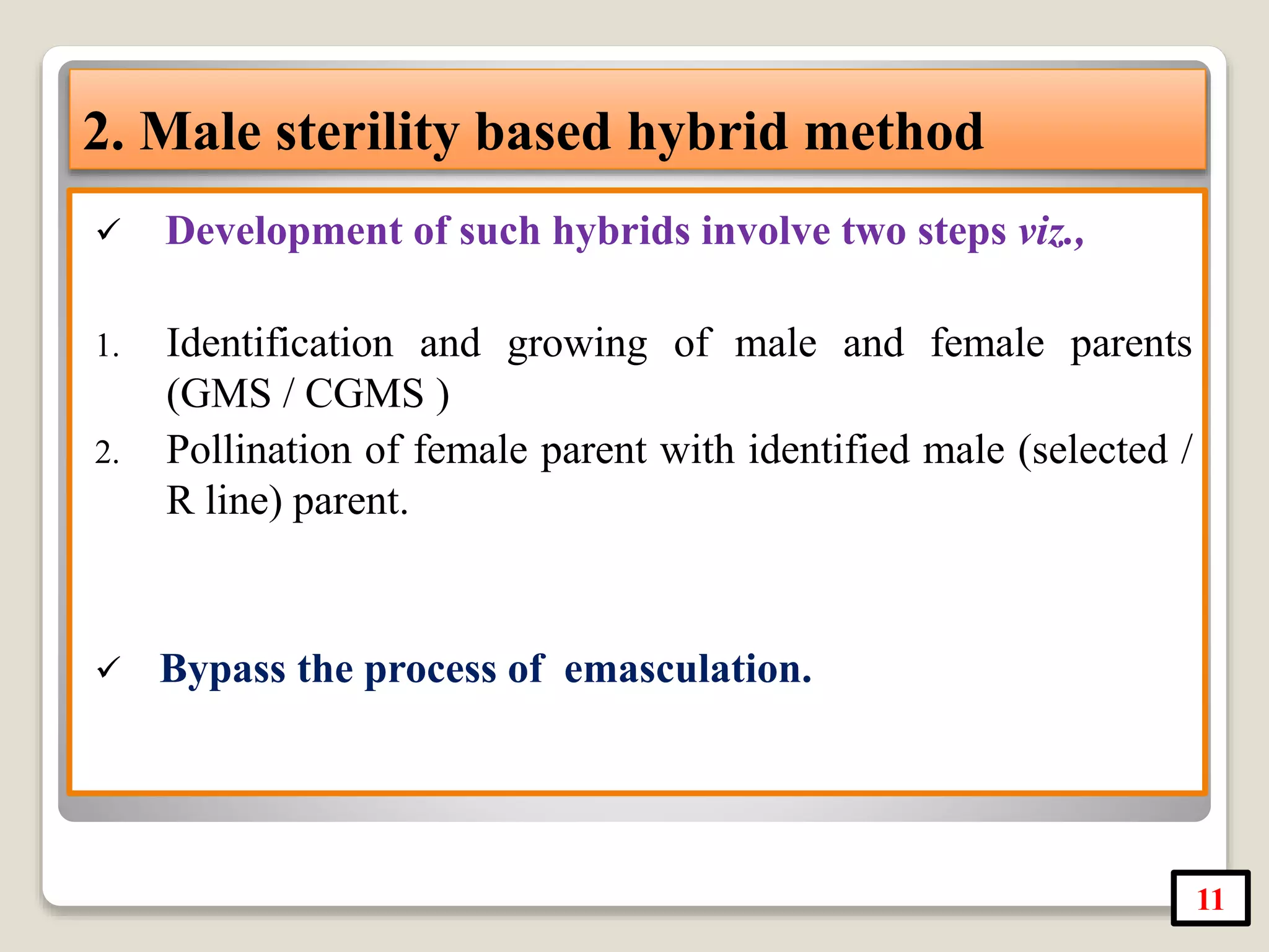 Male sterility in cotton | PPTX