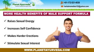 Male Support Formula - That Can Naturally Enhance Sexual Performance | PPT