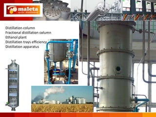 Distillation column, Fractional distillation column | PPTX