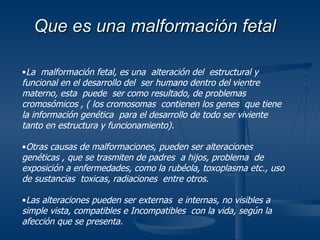 Malformaciones Congenitas | PPT