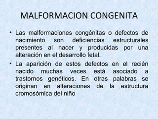 Malformaciones congenitas del hueso | PPT