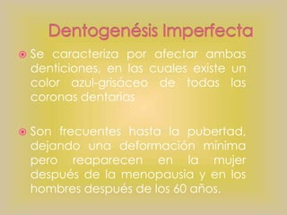 Malformaciones Dentarias | PPTX