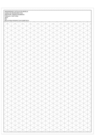 Malha isometrica | PDF