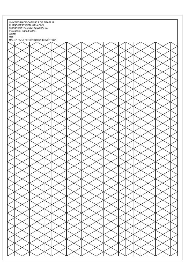 Malha isometrica