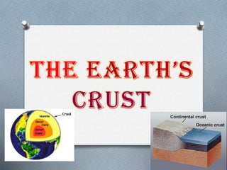 THE EARTH'S CRUST | PPTX