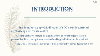 AUTO SPEED CONTROL OF SOLAR CAR AT SPECIFIED LOCATIONS LIKE SCHOOL ...