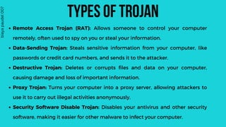 malicious logic, virus, worms, trojan horse, denial of service ...