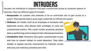 malicious logic, virus, worms, trojan horse, denial of service ...