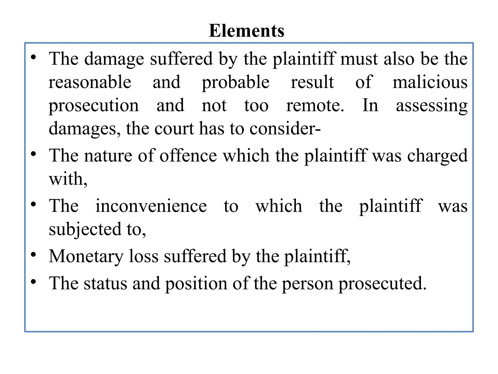 Malicious Prosecution ppt.pptx.......... | PPTX
