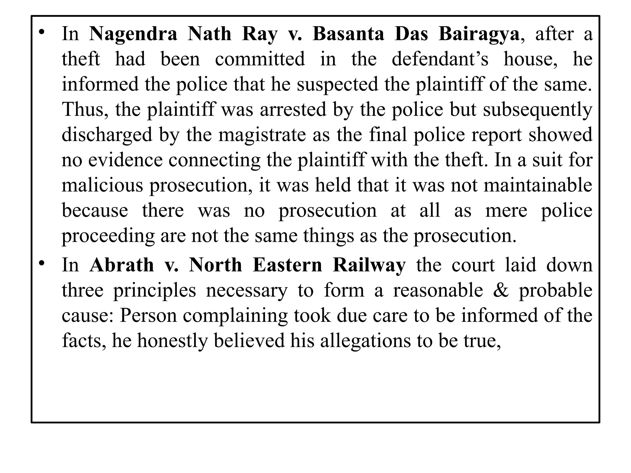 Malicious Prosecution ppt.pptx.......... | PPTX