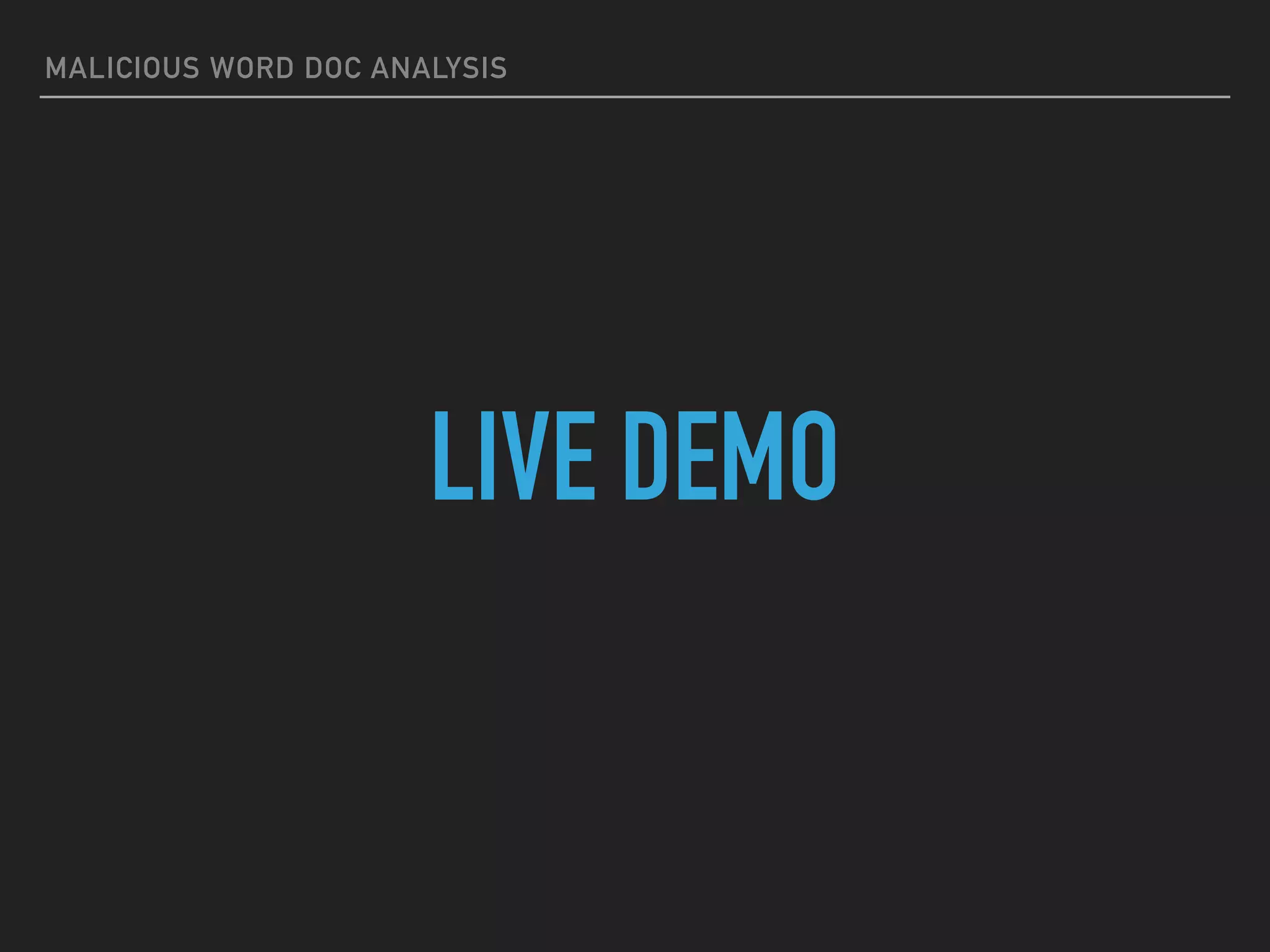 Malicious Word Document Analysis | PDF