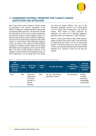 Mali climate change_afdb2018 | PDF
