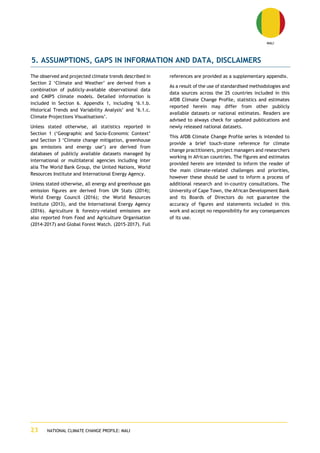 Mali climate change_afdb2018 | PDF
