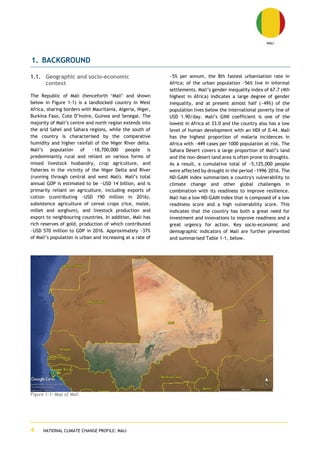 Mali climate change_afdb2018 | PDF