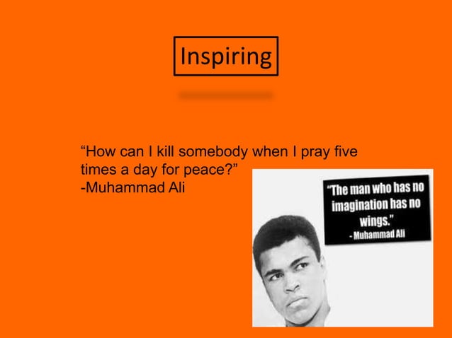 Muhammad Ali Courage Powerpoint | PPTX | Boxing | Sports