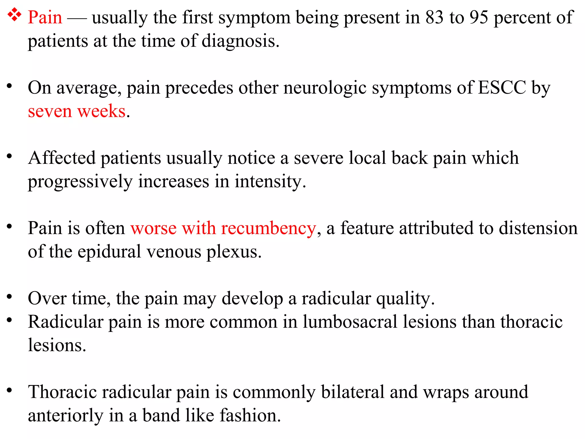 Maliganant spinal cord compression main | PPT