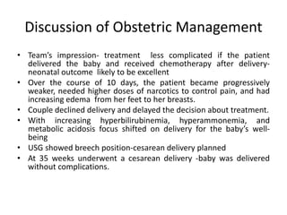 Malignancy in Pregnancy- An Overview | PPTX